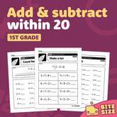 Add & Subtract Within 5 Activity - Kindergarten Math Freebie – That ...