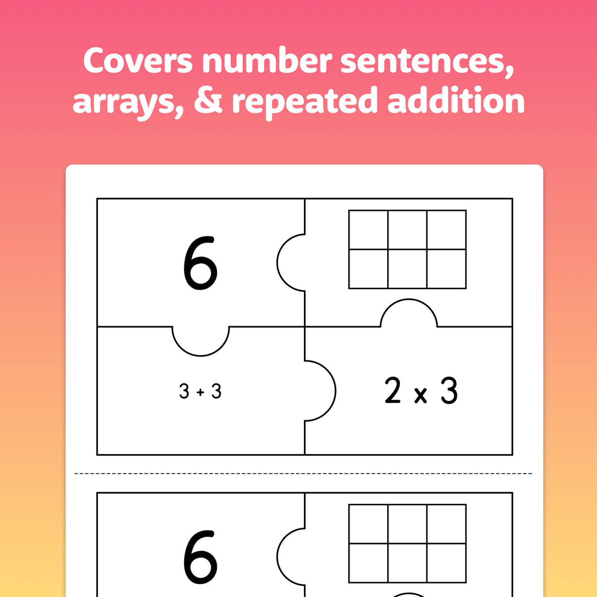 Multiplication Fact Fluency Puzzles (Printable PDF) – That Little Robot