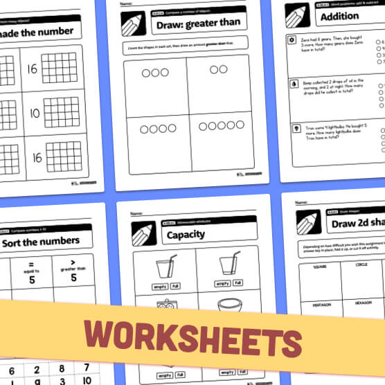 Kindergarten Math Freebie - That Little Robot