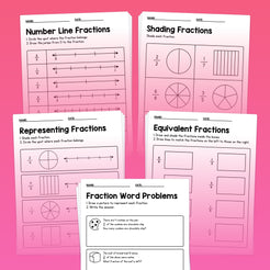 Fraction Worksheets (Printable PDF) – That Little Robot