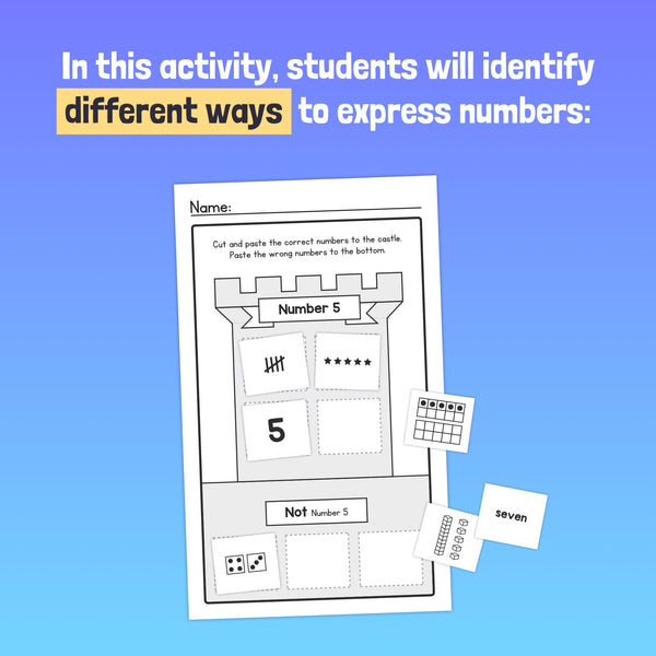 Number Castle Worksheets – That Little Robot