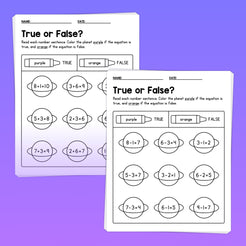 Addition and Subtraction Within 10 Worksheets (Printable PDF) – That ...