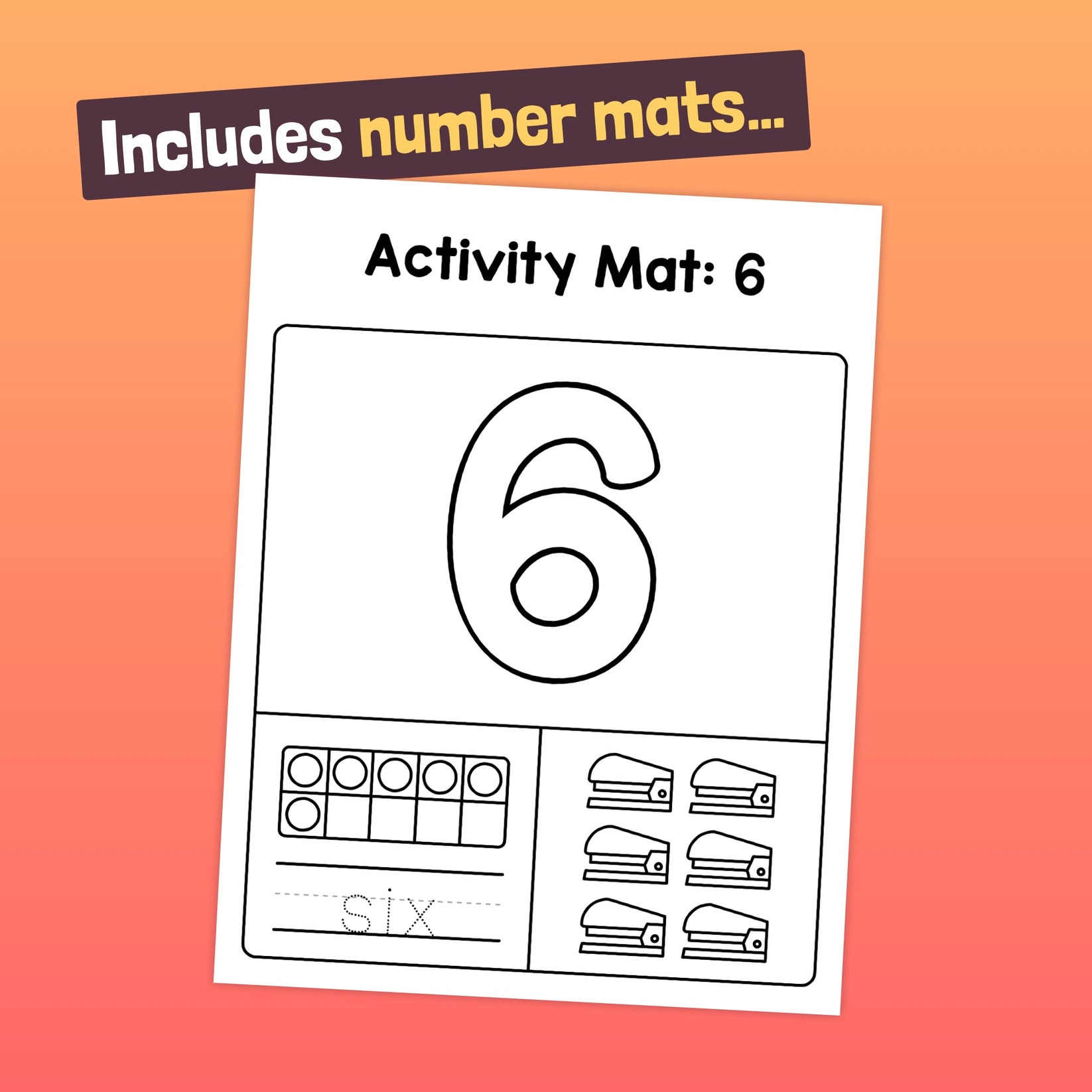 Kindergarten Numbers Unit – That Little Robot