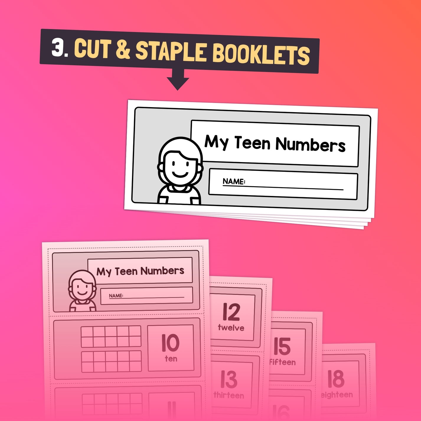 Teen Numbers Unit – That Little Robot